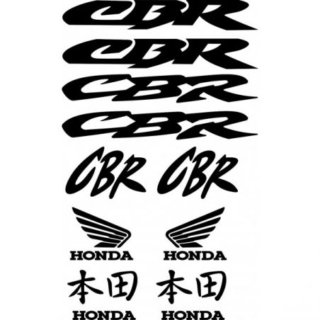 HONDA CBR Japan Kit déco Stickers - Planche Autocollants Honda 66