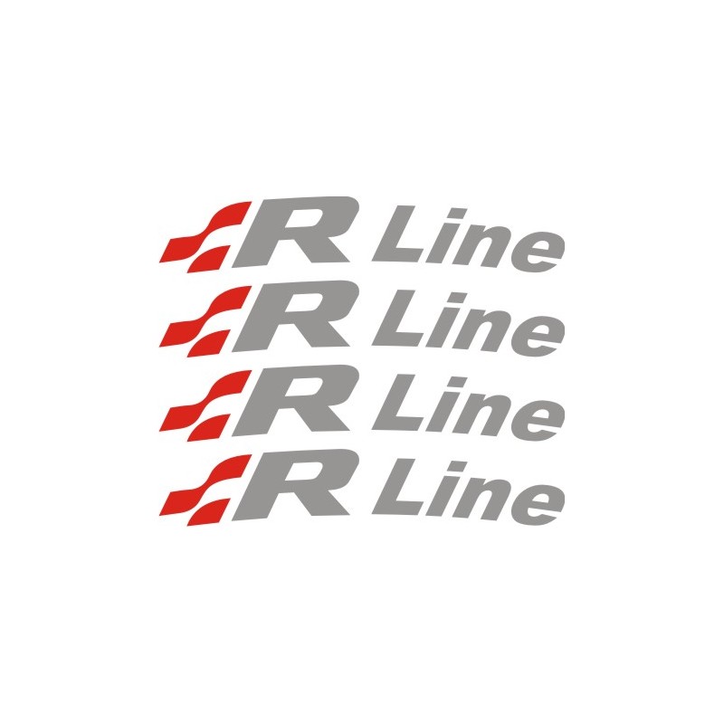 Stickers de jante Audi R Line - Vendu par 4 - Livraison Rapide