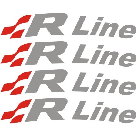 Stickers de jante Audi R Line - Vendu par 4 - Livraison Rapide