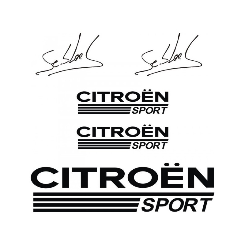Sticker Citroen Sport - C1 C2 C3 C4 Saxo DS3 Loeb