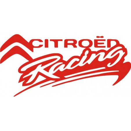 Sticker Citroën Racing 3 - Taille et Coloris au choix