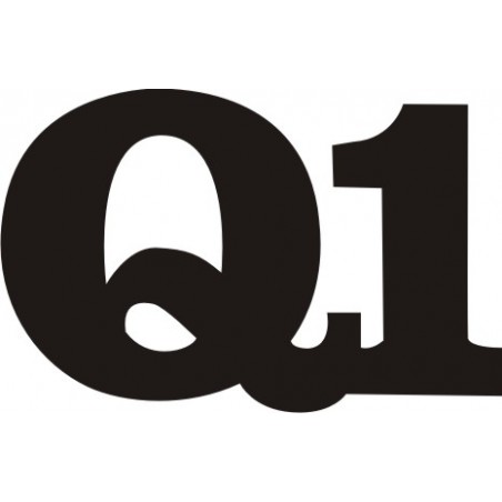 Sticker Ford Q1 - taille et coloris au choix