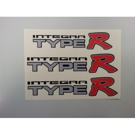 Planche stickers Integra Type R