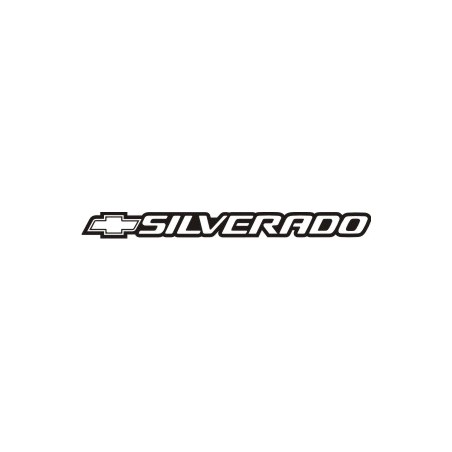 Sticker Chevrolet Silverado - Taille et Coloris au choix